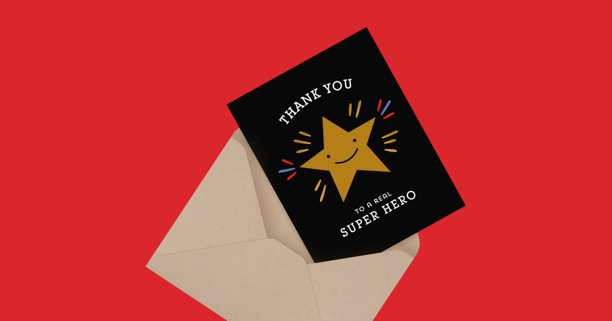 Star Hero by Night Owl Paper Goods | Postable