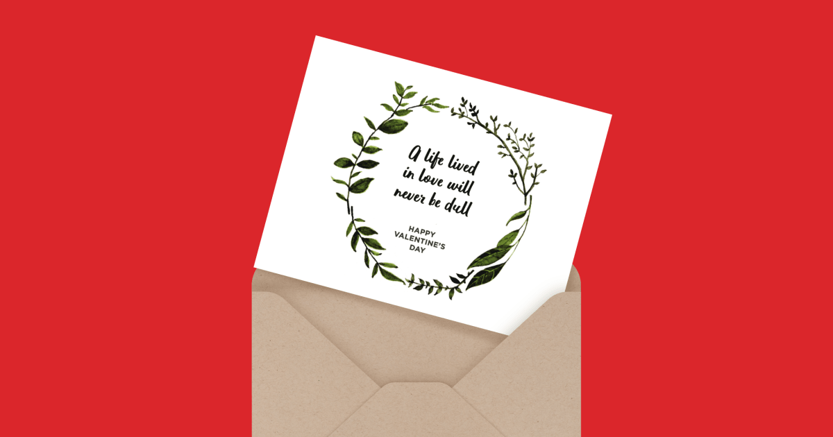 Valentine Wreath by Goodputty Design | Postable