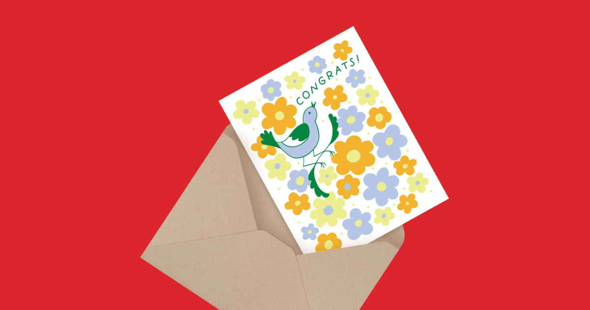 Bird Congrats by The Good Twin | Postable