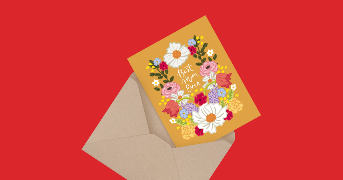 Gold Floral Mom by Bloomwolf Studio | Postable