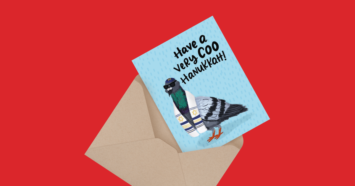Very Coo Hanukkah by Grey Street Paper | Postable