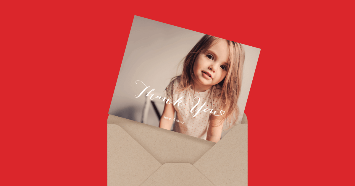 Quill Thank You Overlay by Postable | Postable