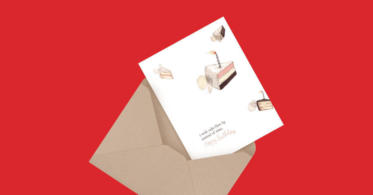 Cake And Time by E. Frances Paper | Postable