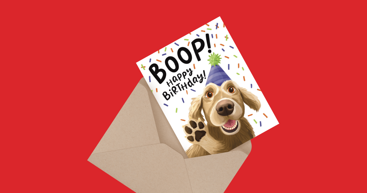 Boop Dog Birthday by Grey Street Paper | Postable