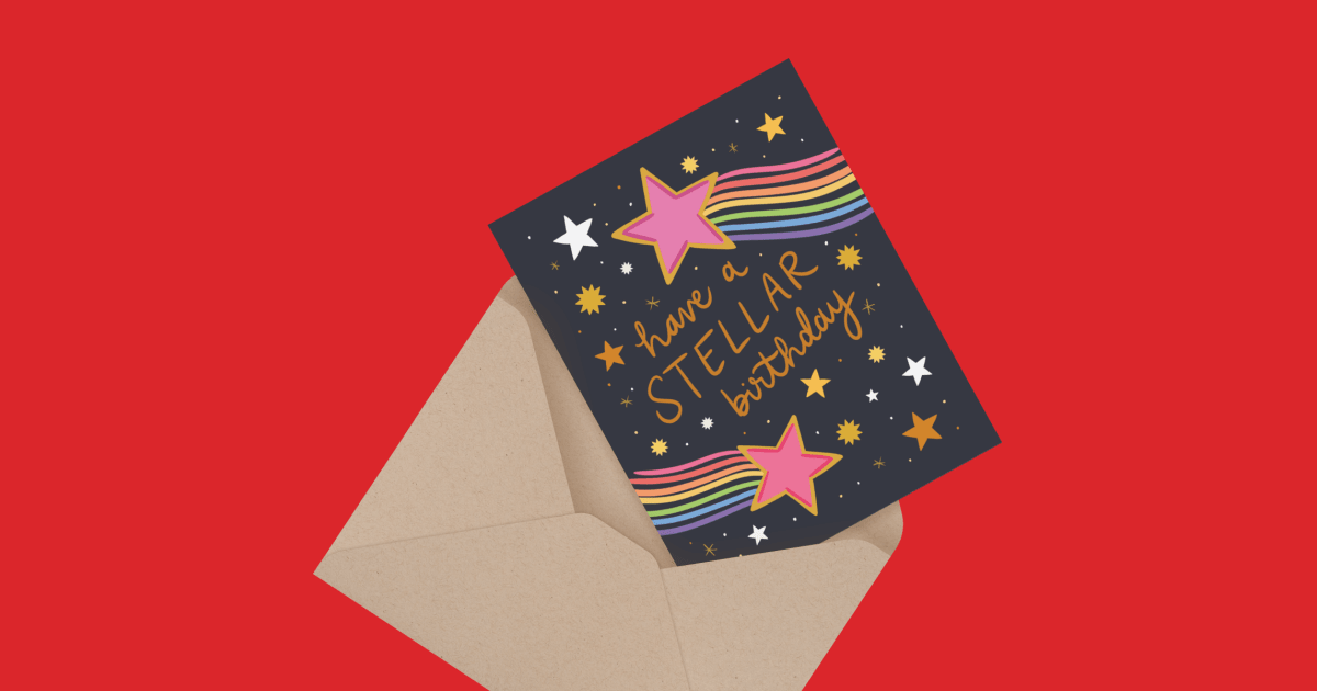 Stellar Birthday by Bloomwolf Studio | Postable