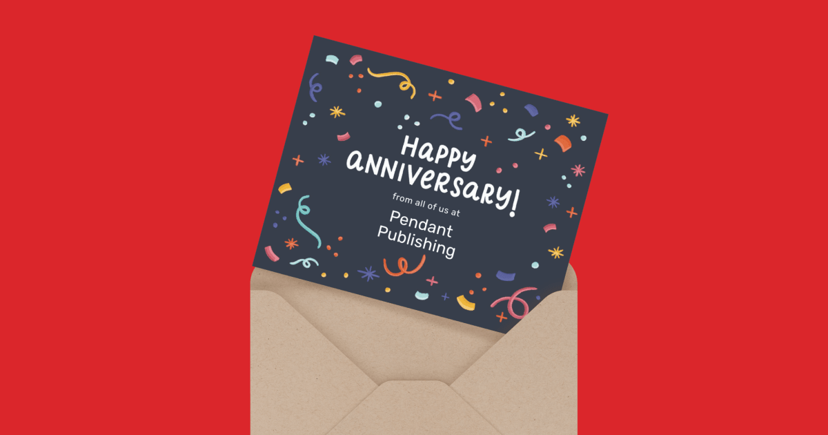 Anniversary Confetti by Grey Street Paper | Postable