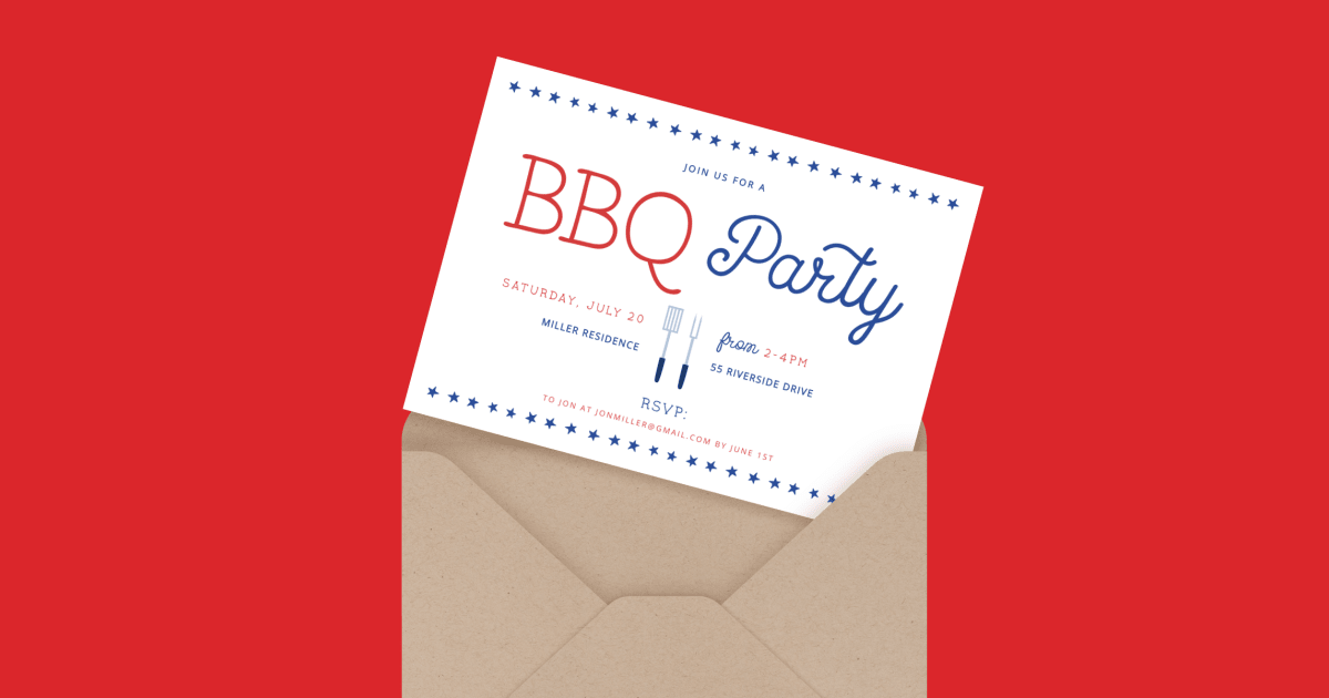 BBQ Star Party by Postable | Postable