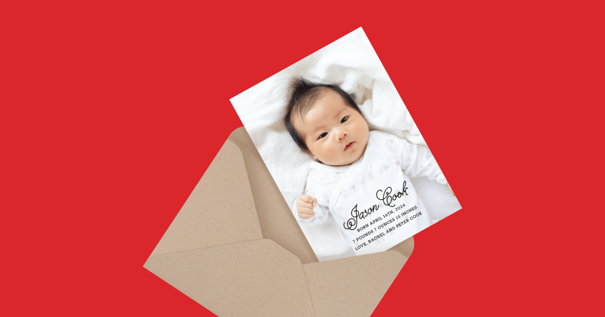 Classic Script Announcement by Postable | Postable