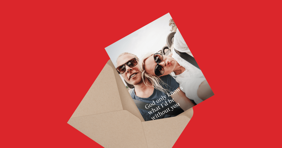 Your Image & Text Folded by Postable | Postable