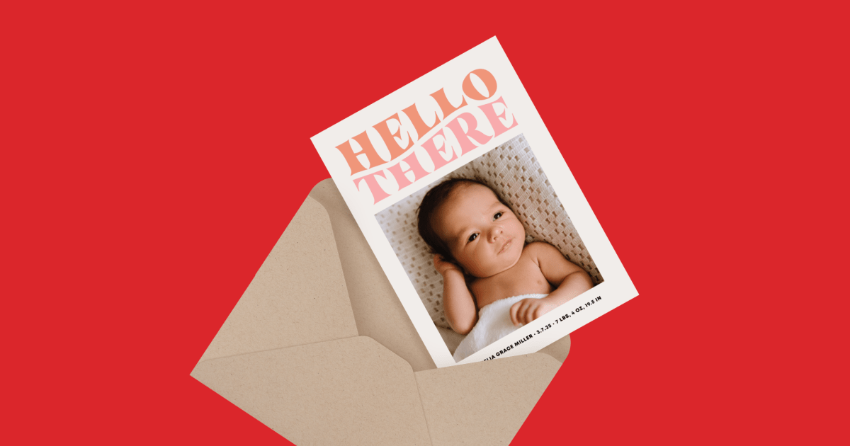 Hello There Baby by Paper Hi! | Postable