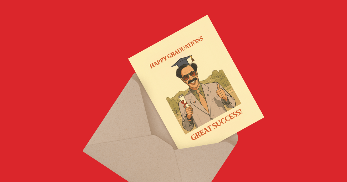 Borat by B&B Card Factory | Postable