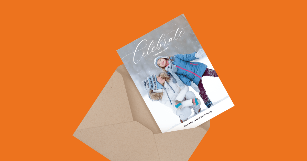 The Season To Celebrate Christmas Photo Card | Postable | Postable