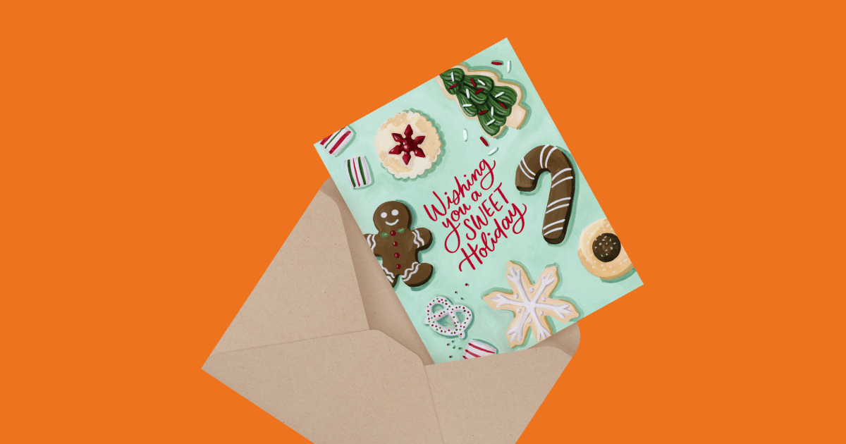 Wishing You A Sweet Holiday Card | Postable | Postable