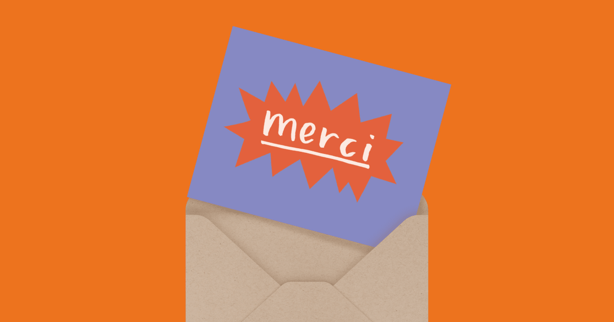 Merci by Rumble Cards | Postable