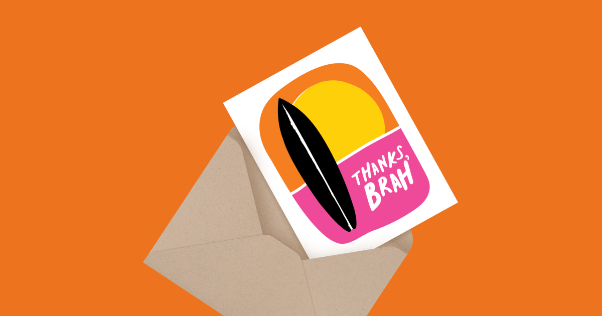 Thanks Brah by Ali Mac | Postable