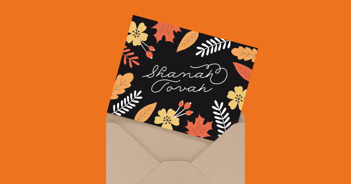 Rosh Hashanah Fall Foliage by Postable | Postable
