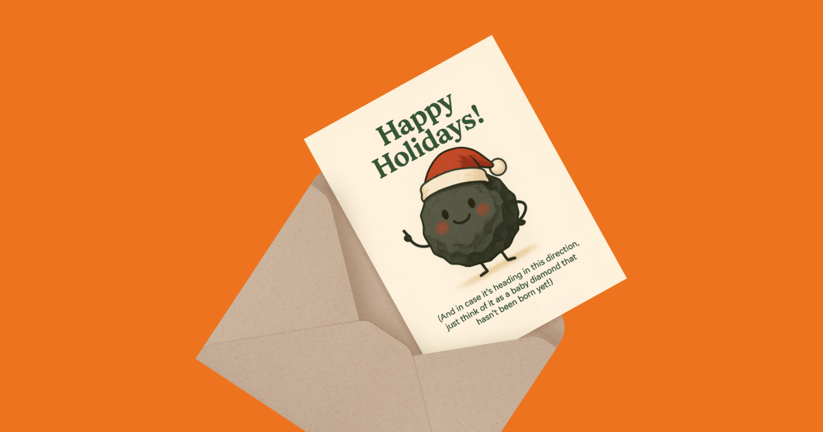 Coal Christmas by B&B Card Factory | Postable