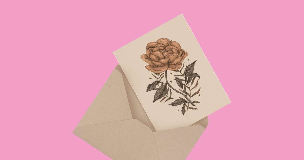 Peony And Ferns by Jessica Roux | Postable