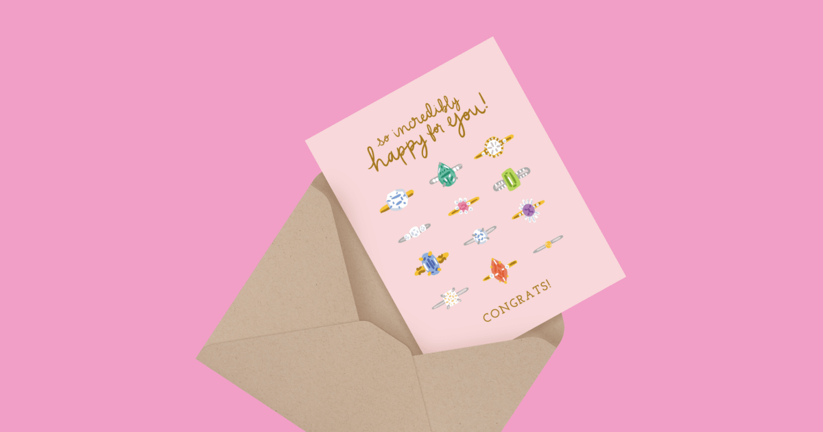 Congrats Rings by Bloomwolf Studio | Postable