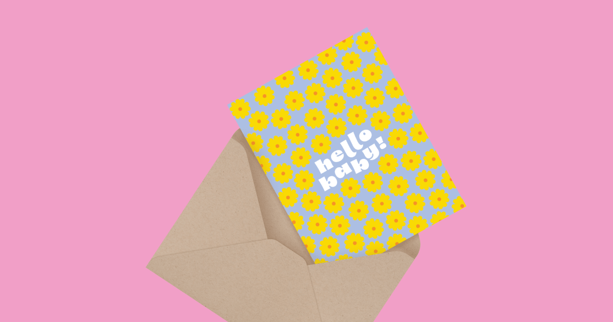 Hello Baby Blooms by My Darlin' | Postable