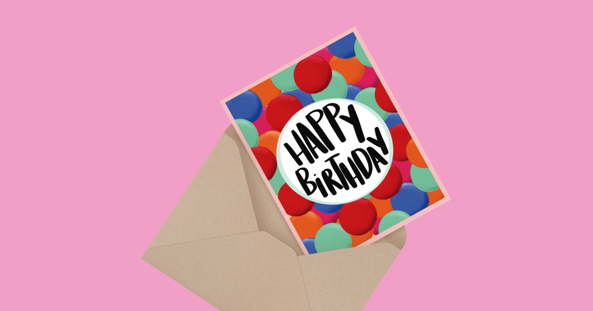 Bubble Birthday by Announce Divinely | Postable