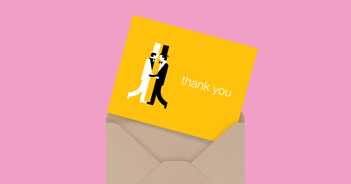 Thank You Couple 2 by Silas Tom | Postable