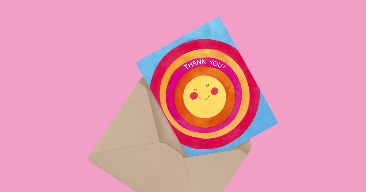 Super Sunny Thank You by E. Frances Paper | Postable