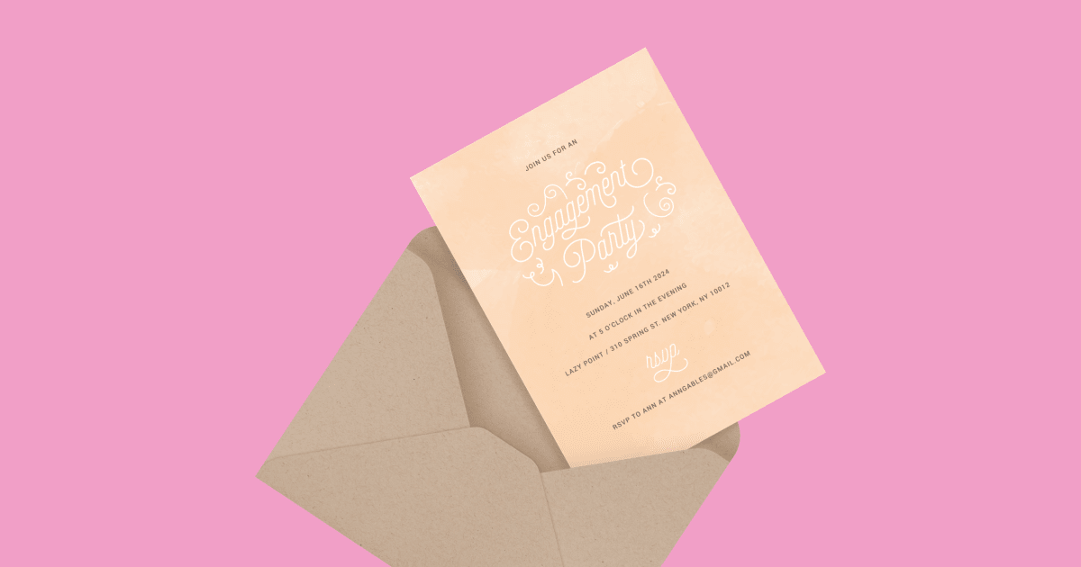 Blush Engagement Party by Postable | Postable