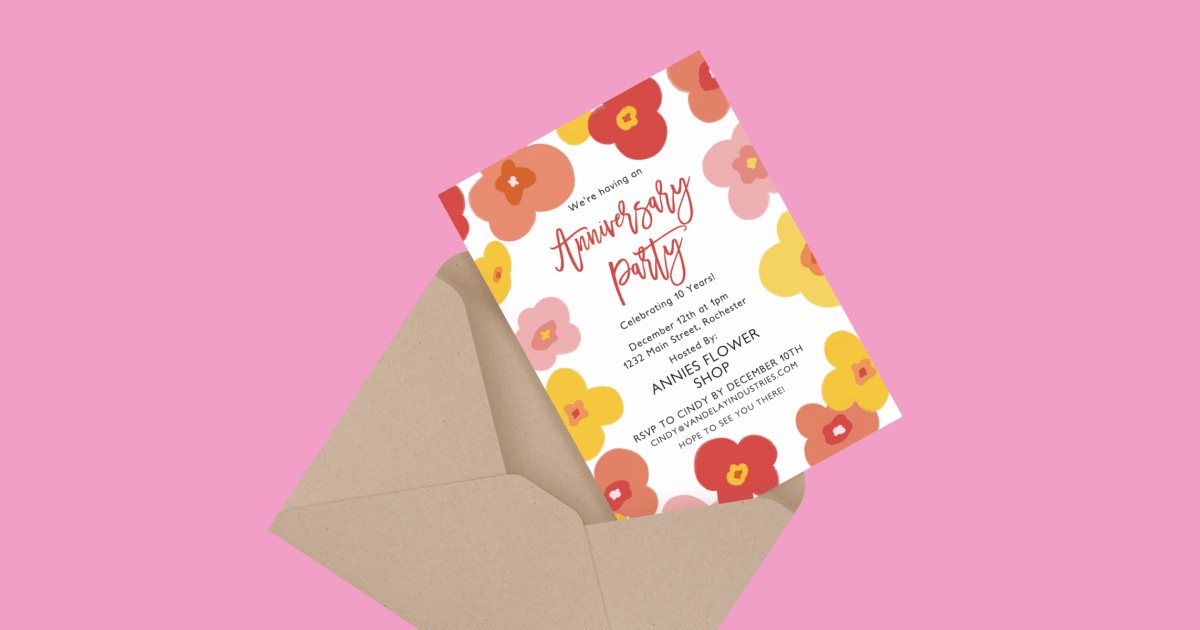 Flower Border by Grey Street Paper | Postable