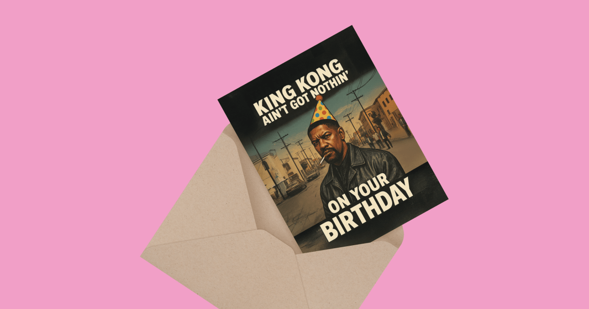 Denzel Birthday by B&B Card Factory | Postable