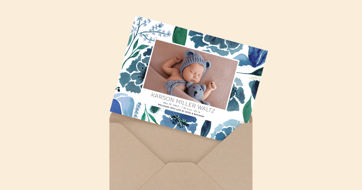 Blue Delft Border by Erika Firm | Postable