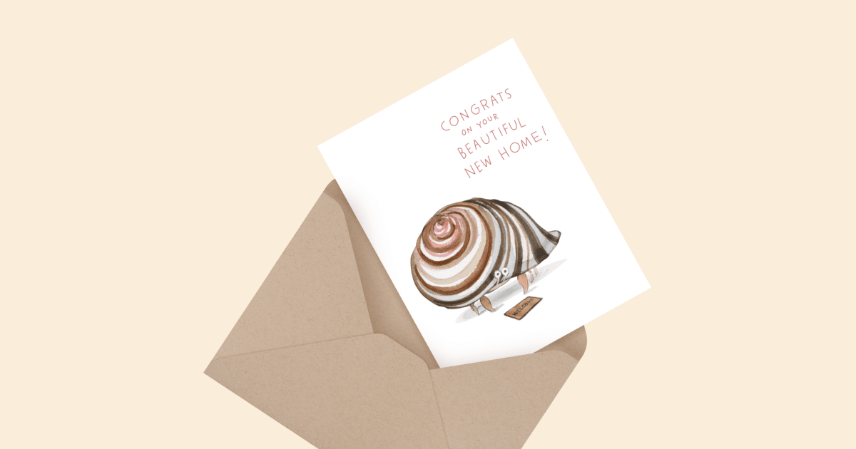 New Shell by E. Frances Paper | Postable