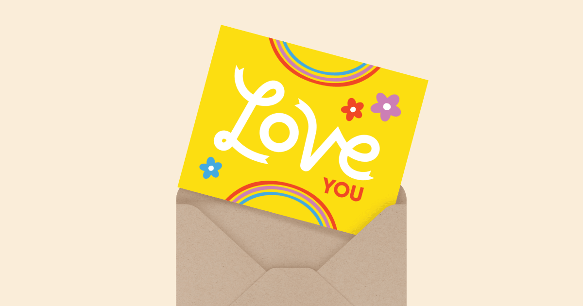 Rainbow Love You by Michelle Romo | Postable