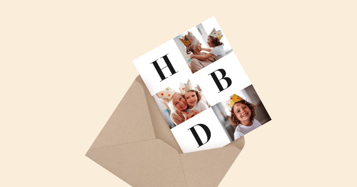HBD Photo Stack by Hello Paper Co. | Postable