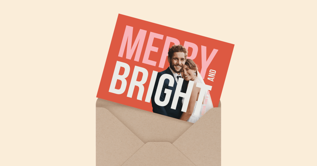 Merry & Bright Newlywed by Paper Hi! | Postable