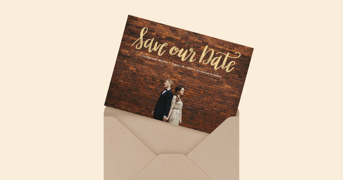 Save Our Date Script by Sandra Picco Design | Postable