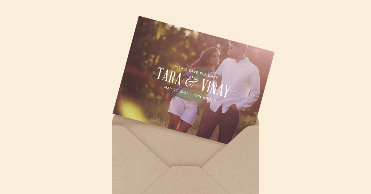 Classic Save The Date by Postable | Postable