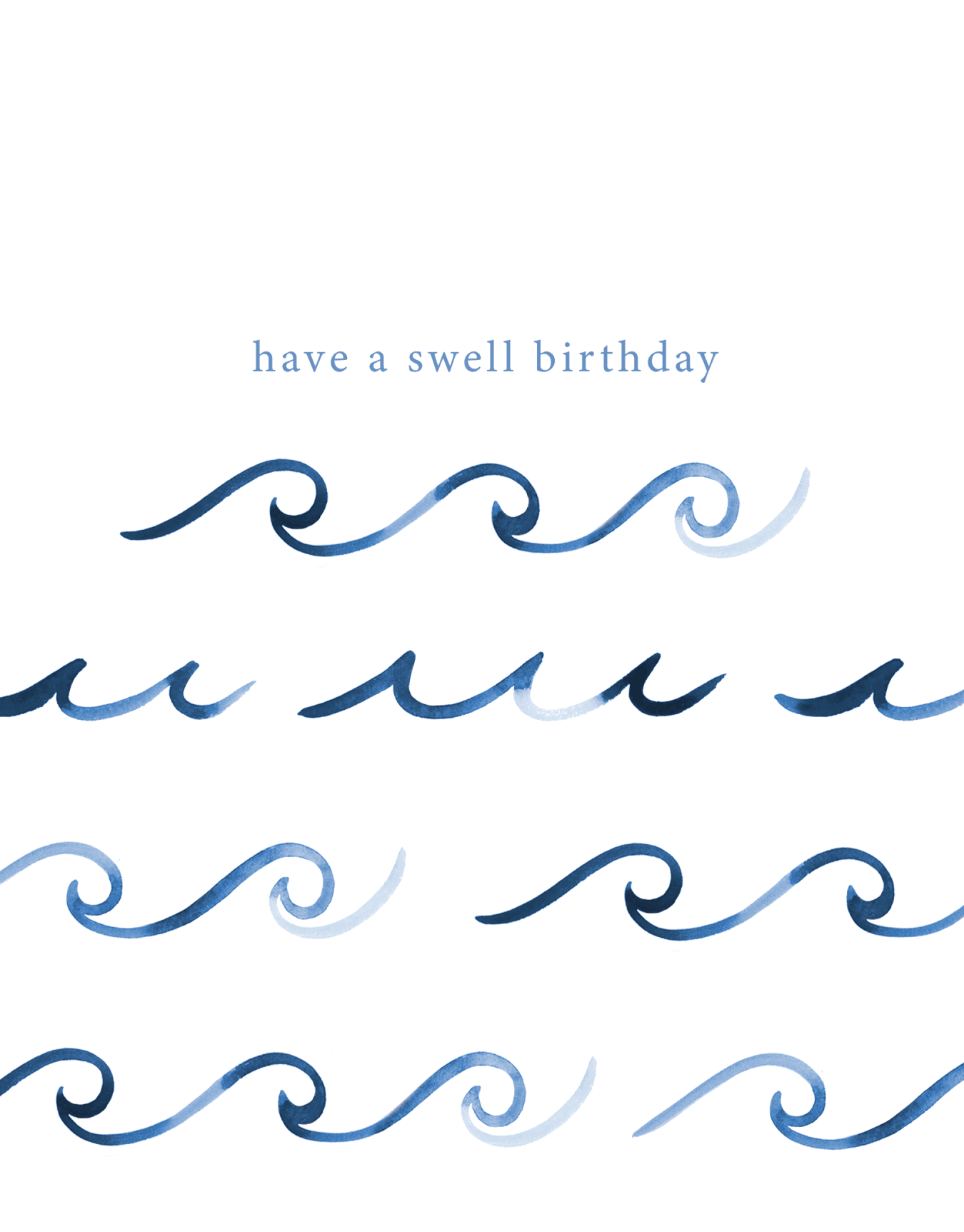 Waves Birthday by Abigail Jayne | Postable