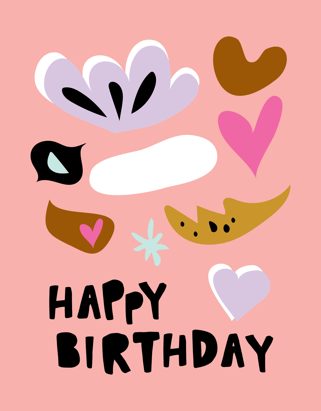 Birthday Shapes by Ali Mac | Postable