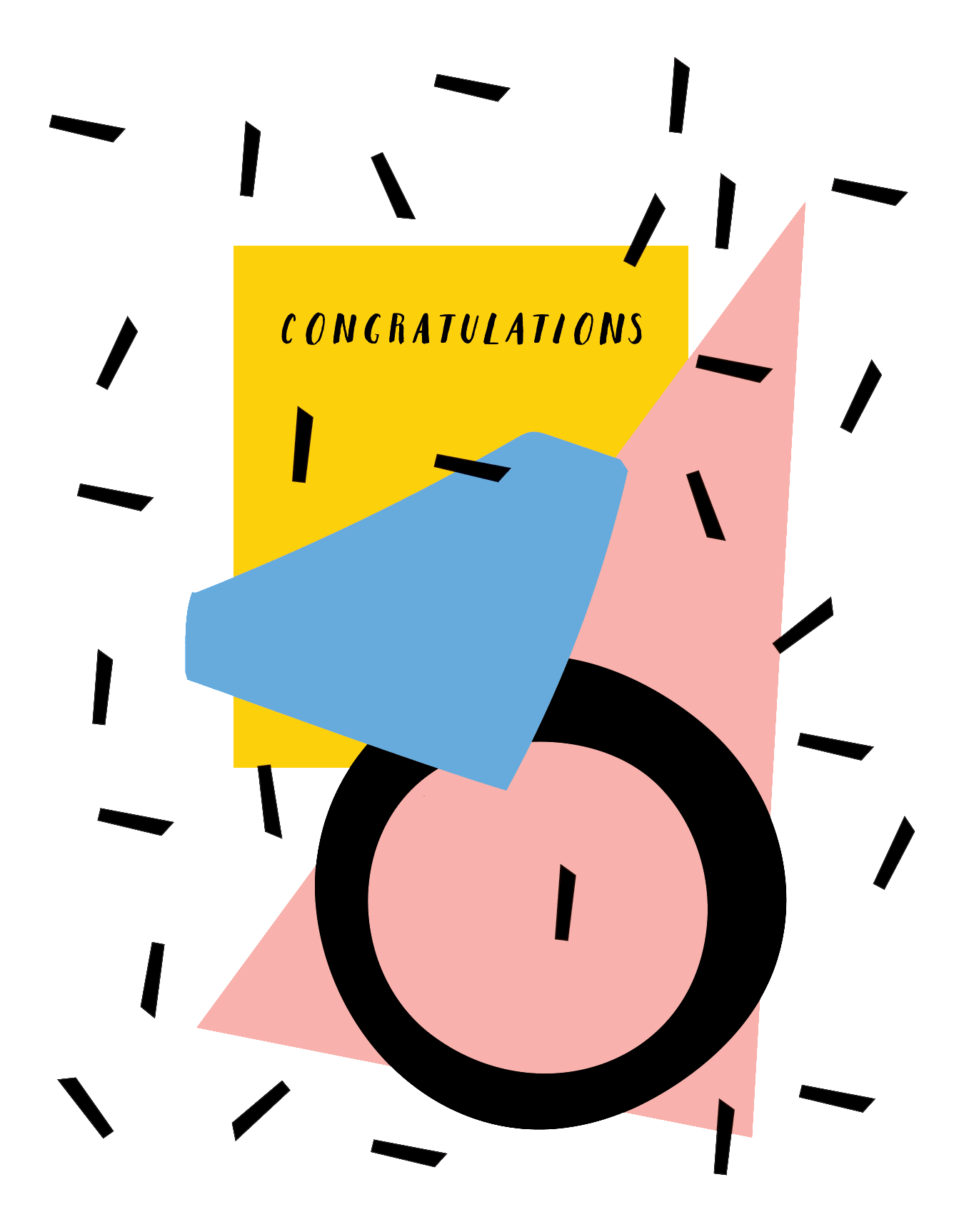 Funky Congrats by Ali Mac | Postable