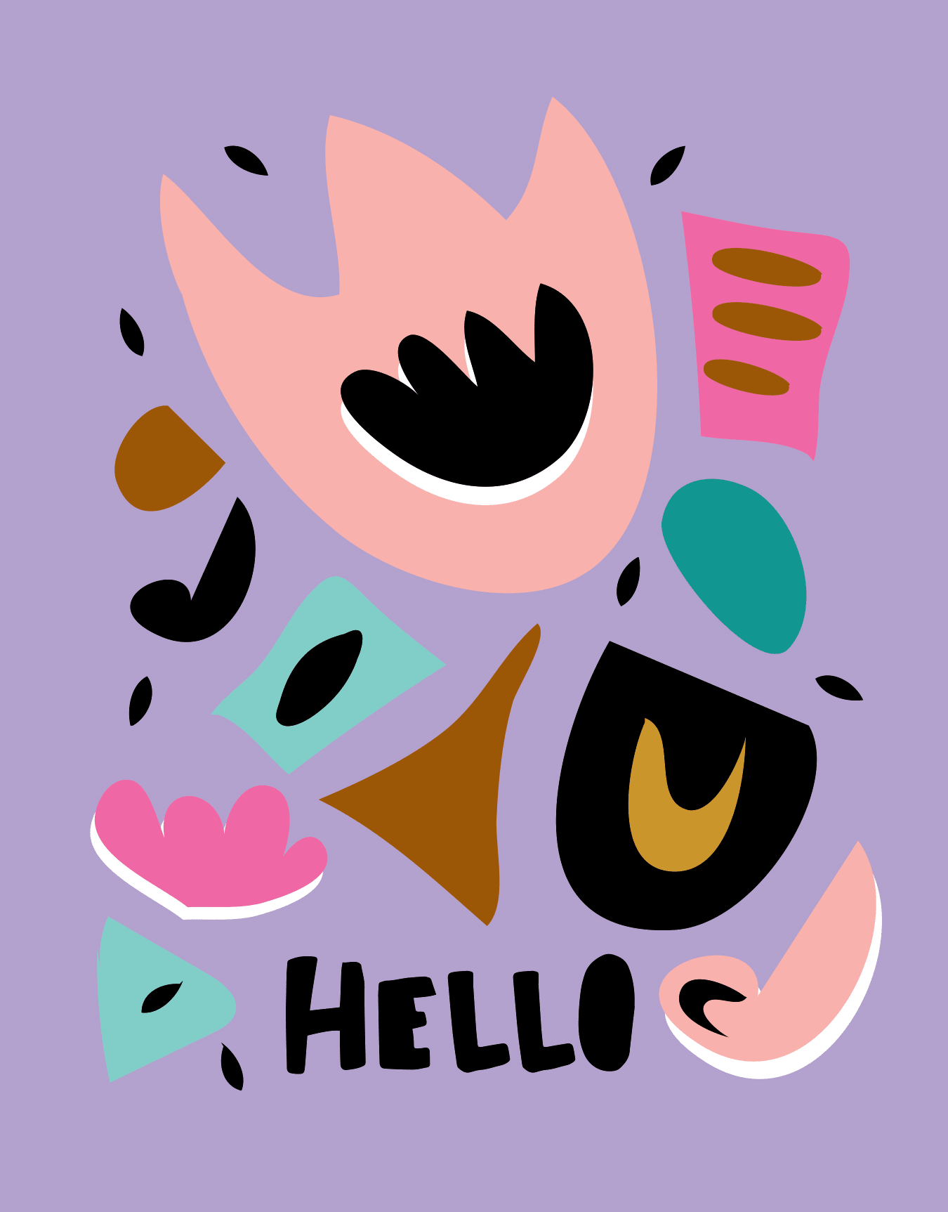 Hello Shapes by Ali Mac | Postable