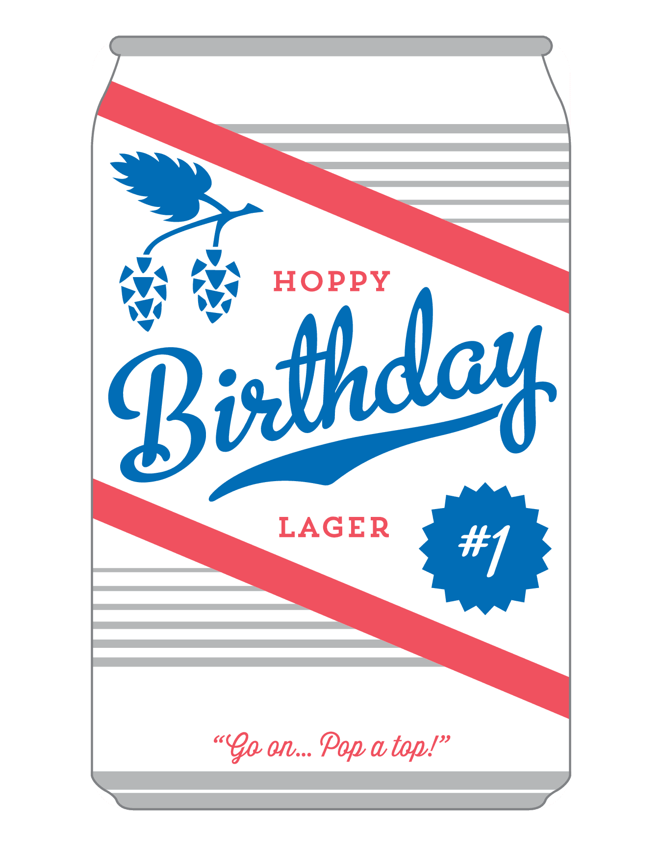 Hoppy Birthday by Anemone Letterpress | Postable