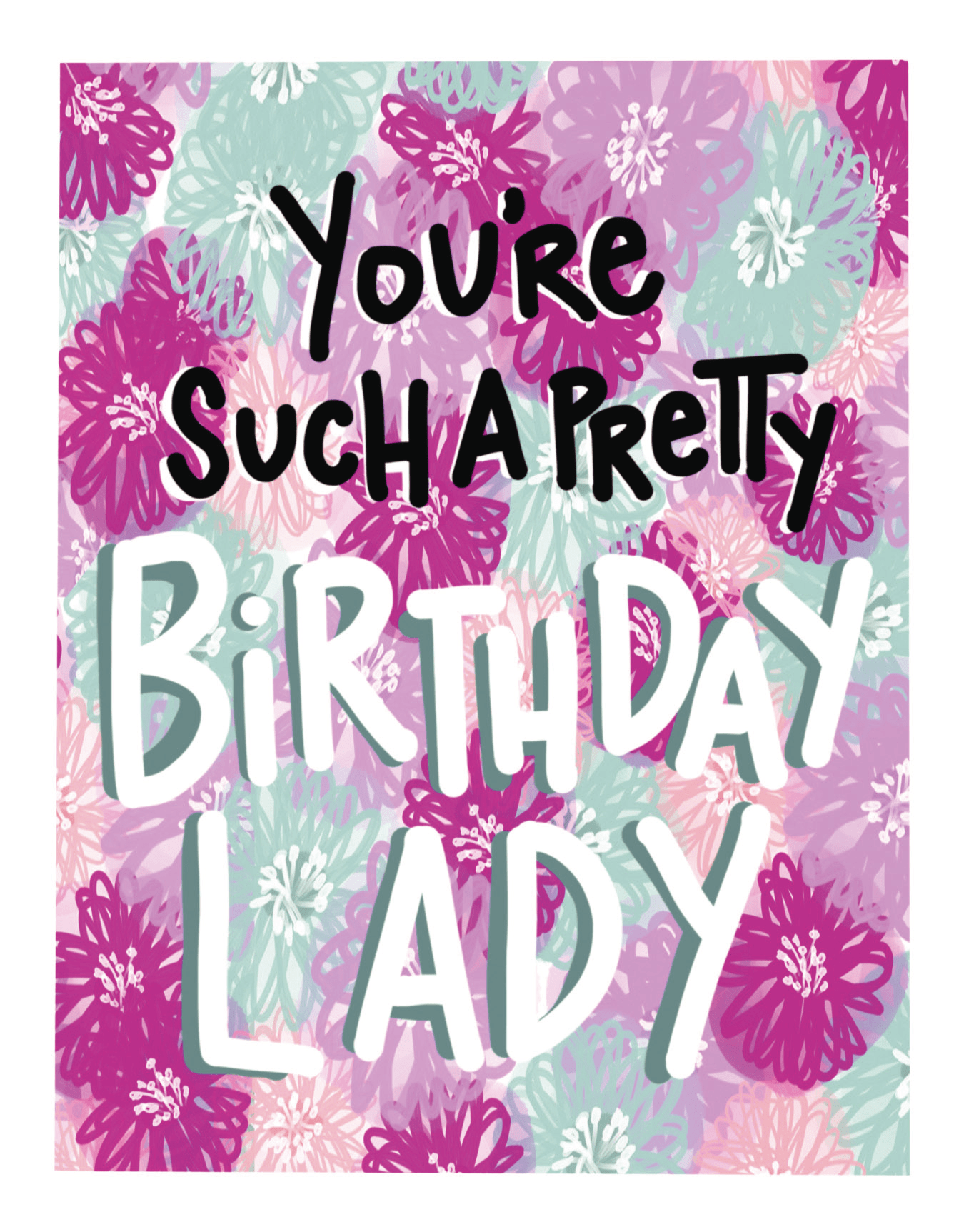 Birthday Lady by Announce Divinely | Postable