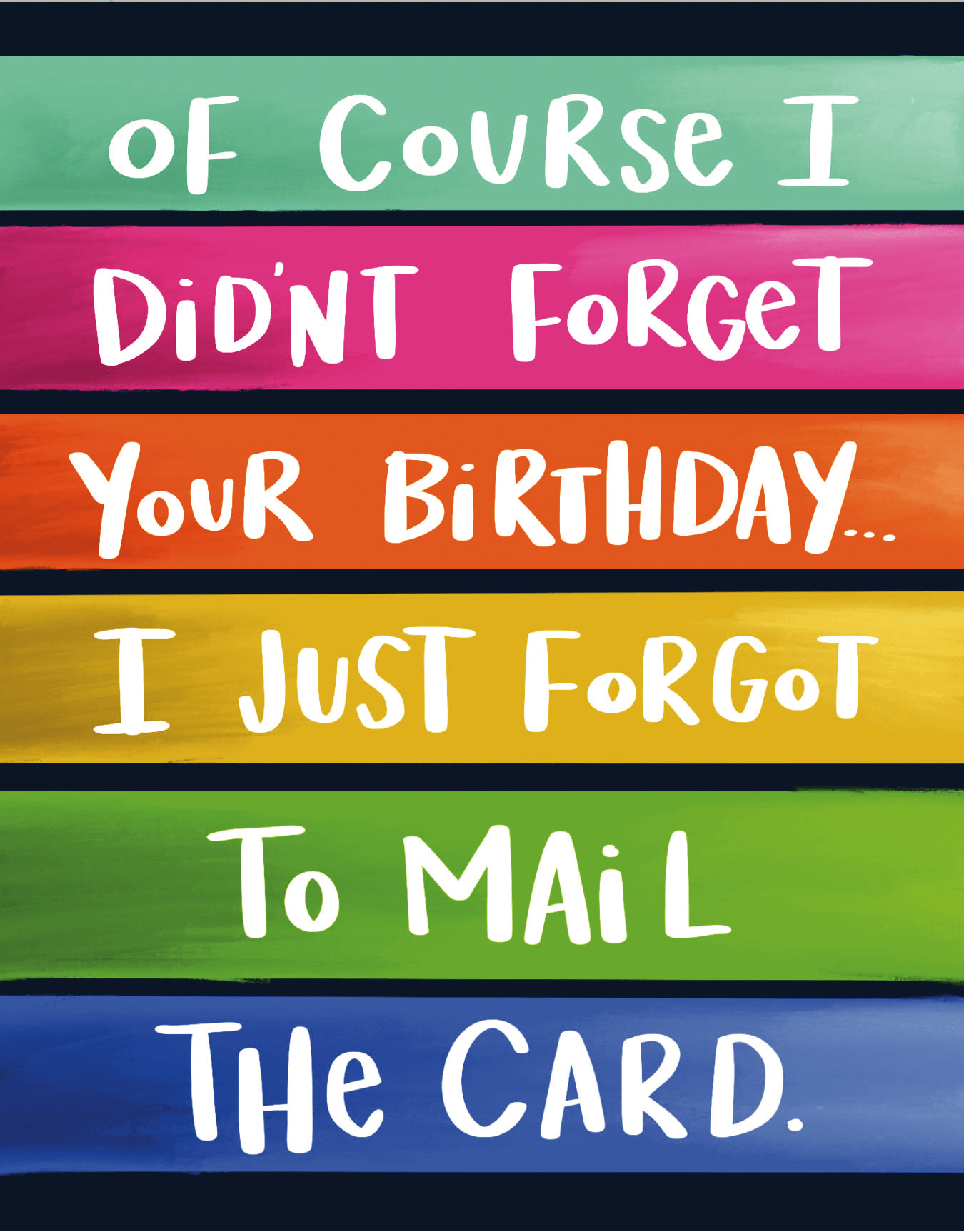 Forgot Birthday by Announce Divinely | Postable