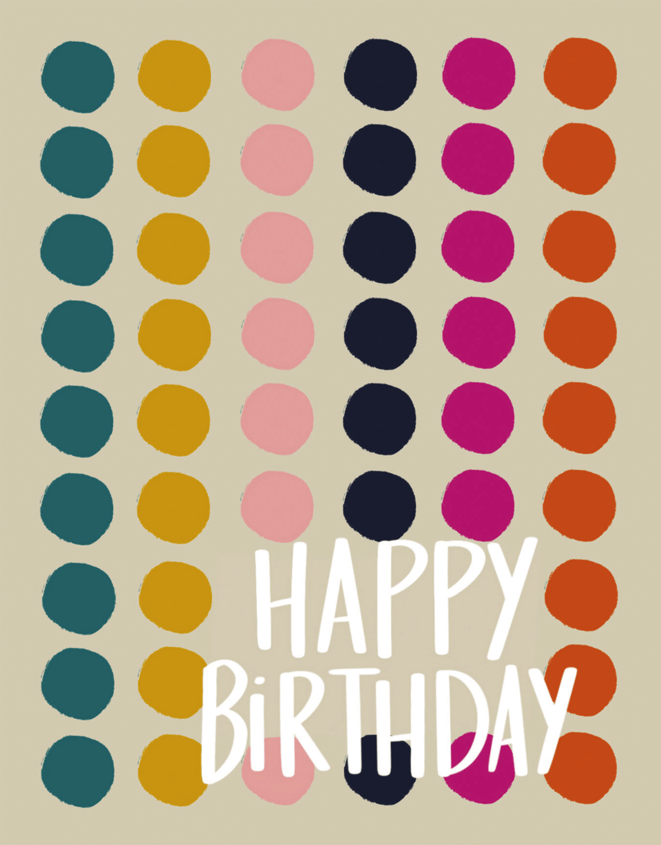 Birthday Dots by Announce Divinely | Postable