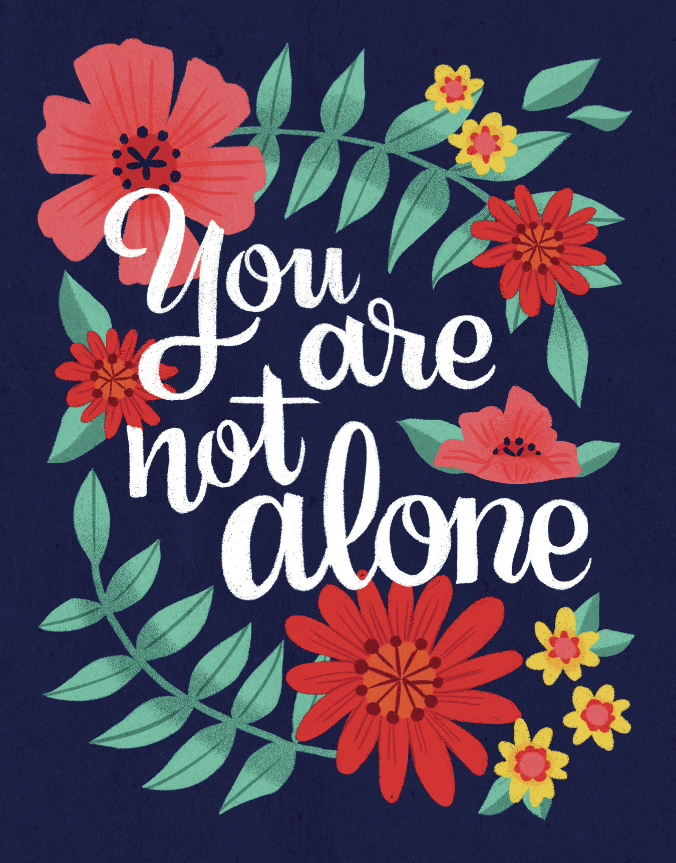 You Are Not Alone by Ann Shen | Postable