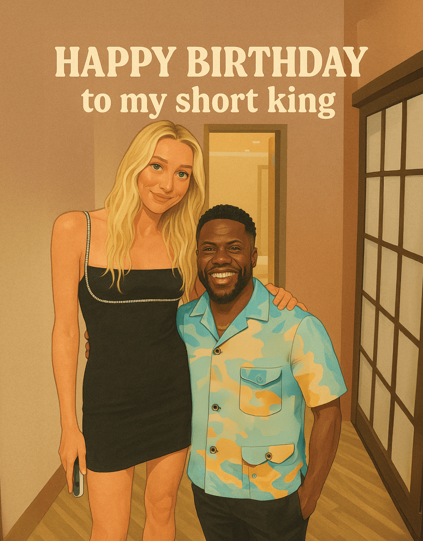 Short King Birthday by B&B Card Factory | Postable
