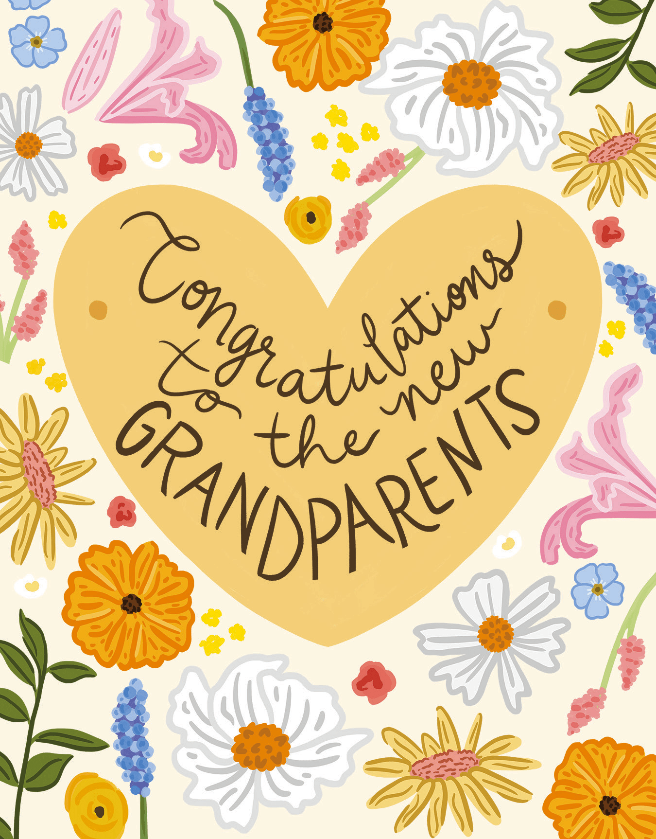 New Grandparents by Bloomwolf Studio | Postable