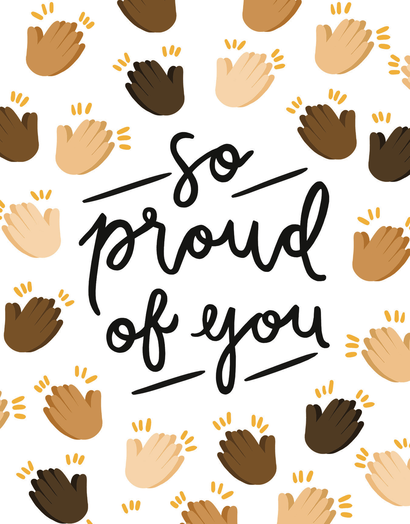 Clapping Proud by Bloomwolf Studio | Postable