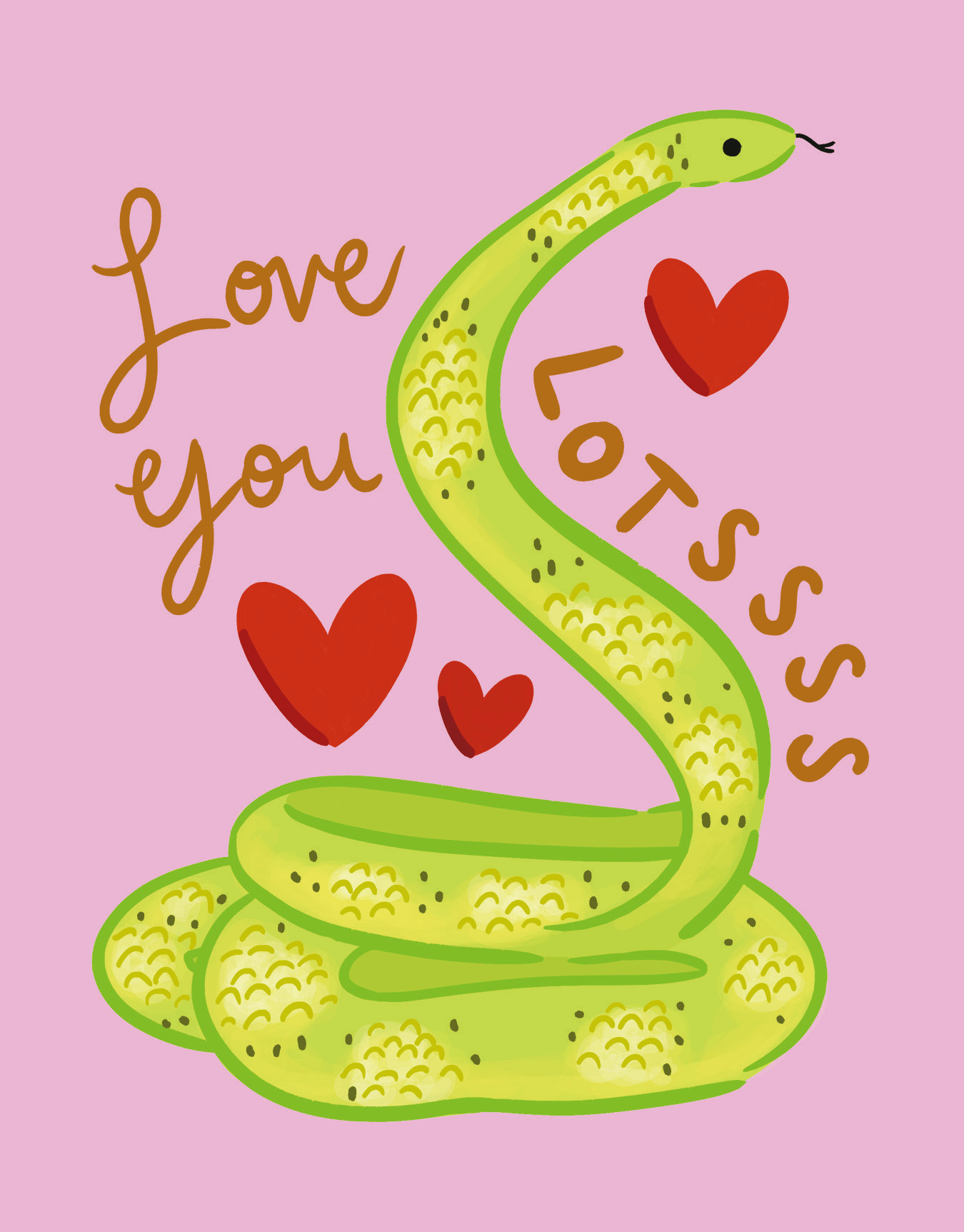 Snake Love by Bloomwolf Studio | Postable